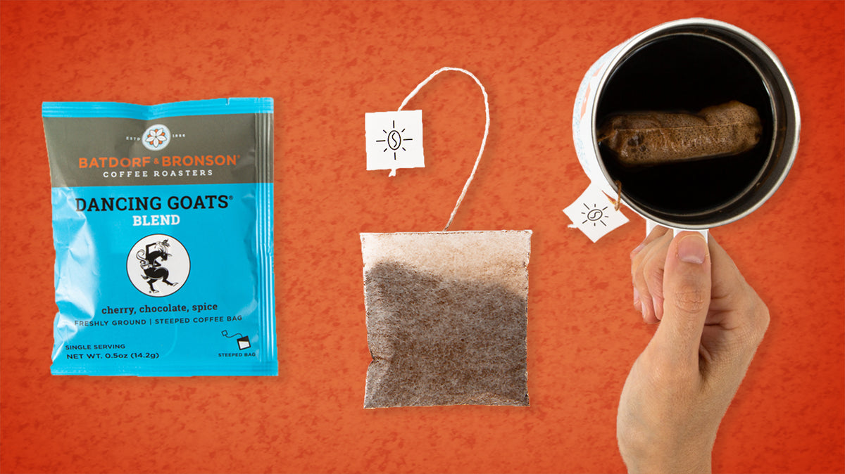 Introducing Dancing Goats® Steeped Coffee | Dancing Goats® Coffee
