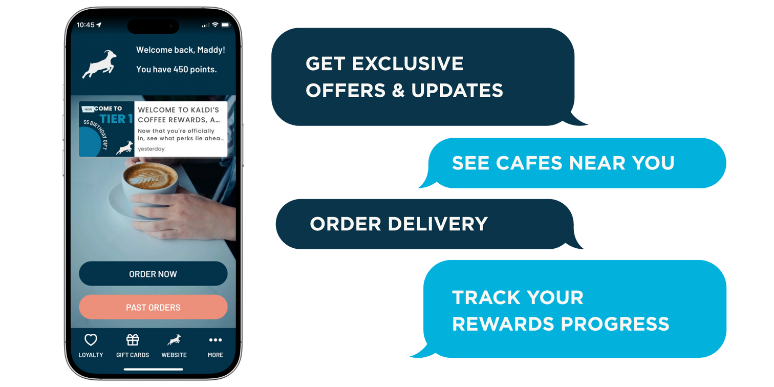 App, Rewards, & Loyalty Program – Dancing Goats® Coffee